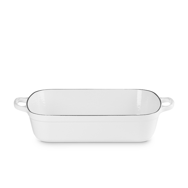 Roaster, White Enameled Cast Iron – Kitchen Bits